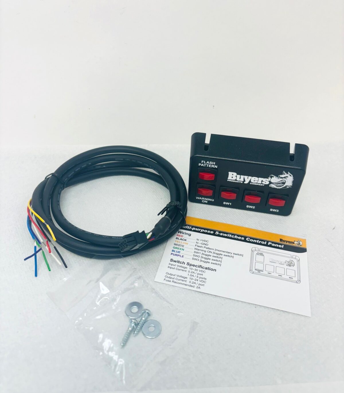 Pre Wired 5 Switch Panel Buyers 6391205 - Space Coast Group