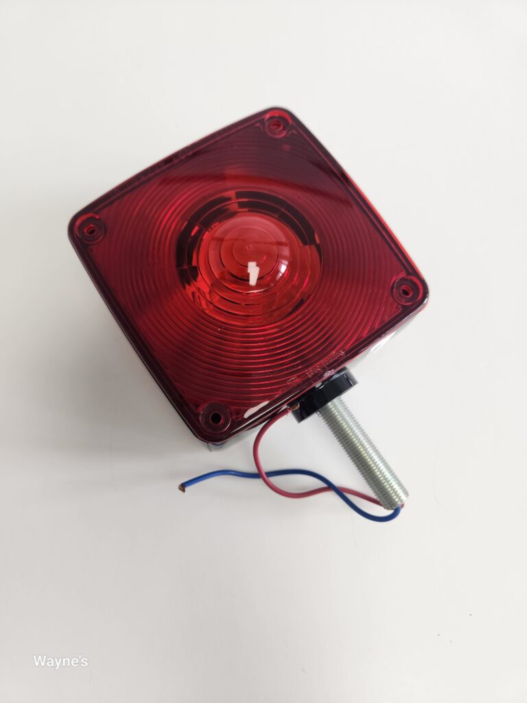 Signal-Stat Pedestal Light Red/Yellow Square - Space Coast Group