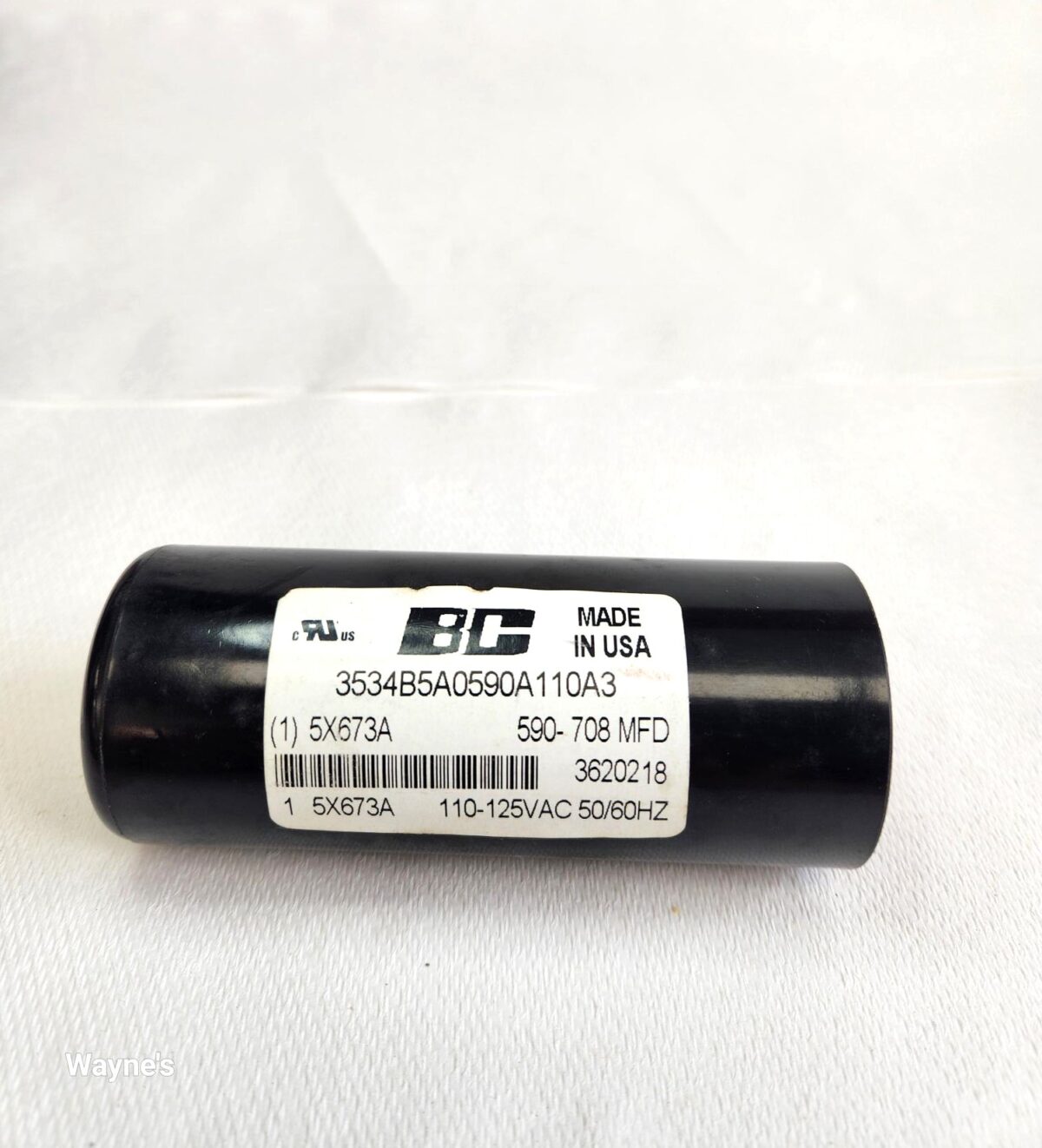 Round Start Capacitor (110/125V) 590-708 MFD - Space Coast Group