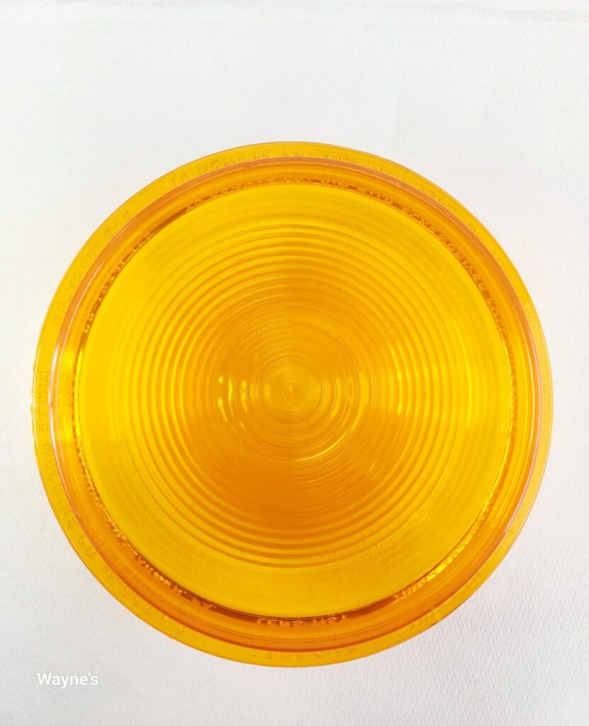 Betts Dome Amber Light Lens - Space Coast Group