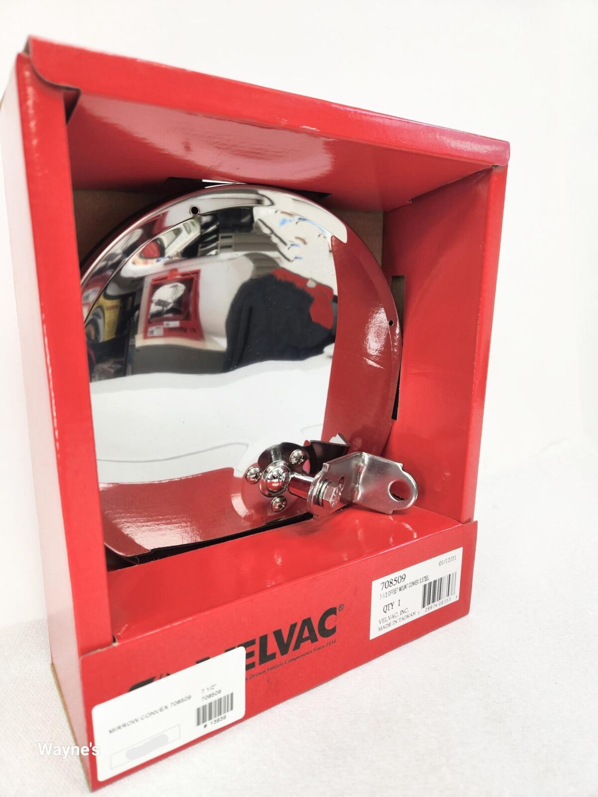 7 1/2" Offset Mount Convex Mirrors Velvac 708509 - Space Coast Group