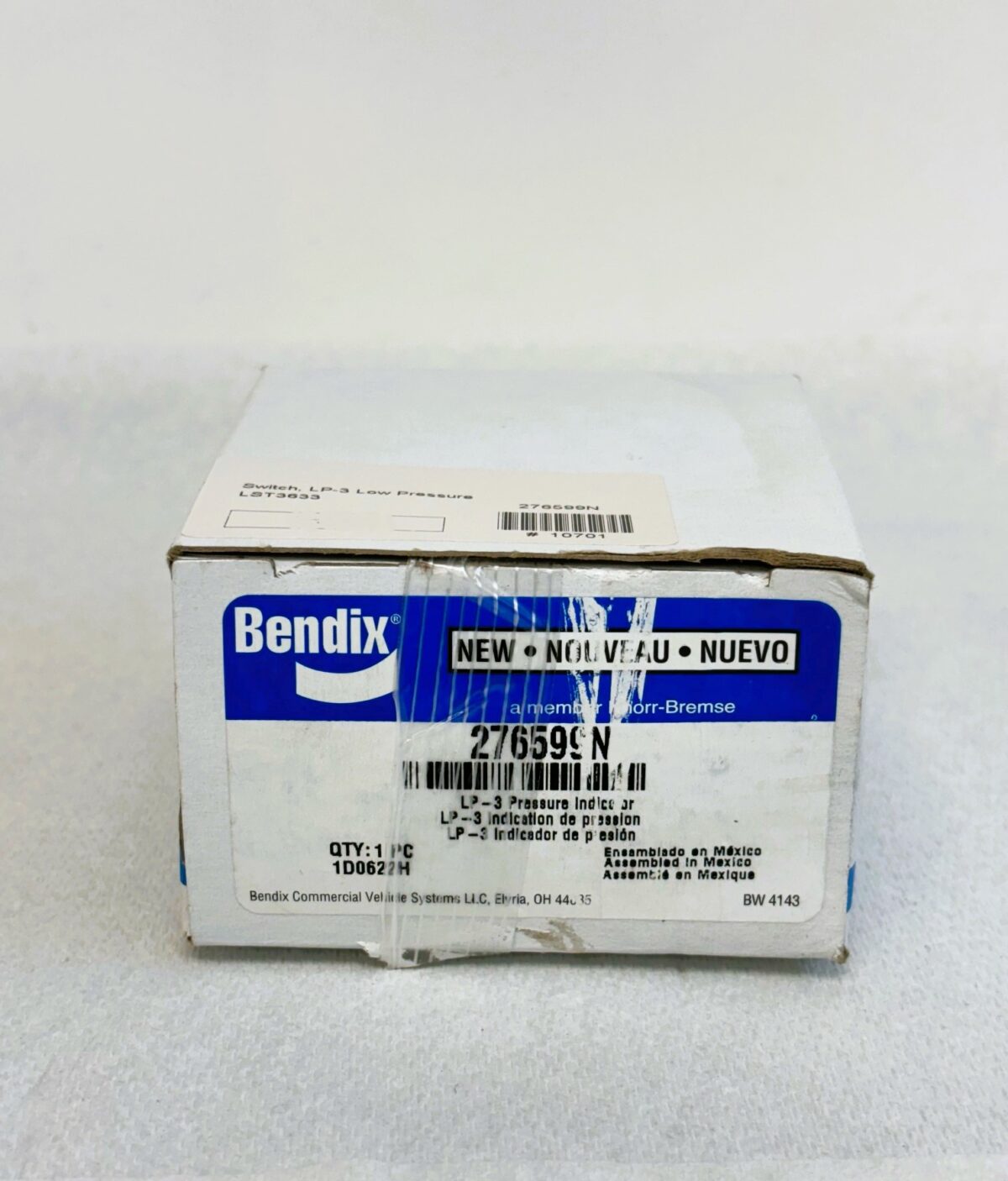 Air System Pressure Switch Bendix 276599N - Space Coast Group
