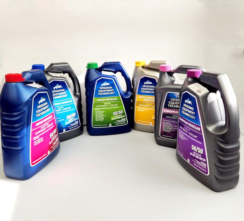 Antifreeze + Coolant North American Vehicles Gold PEAK - Space Coast Group