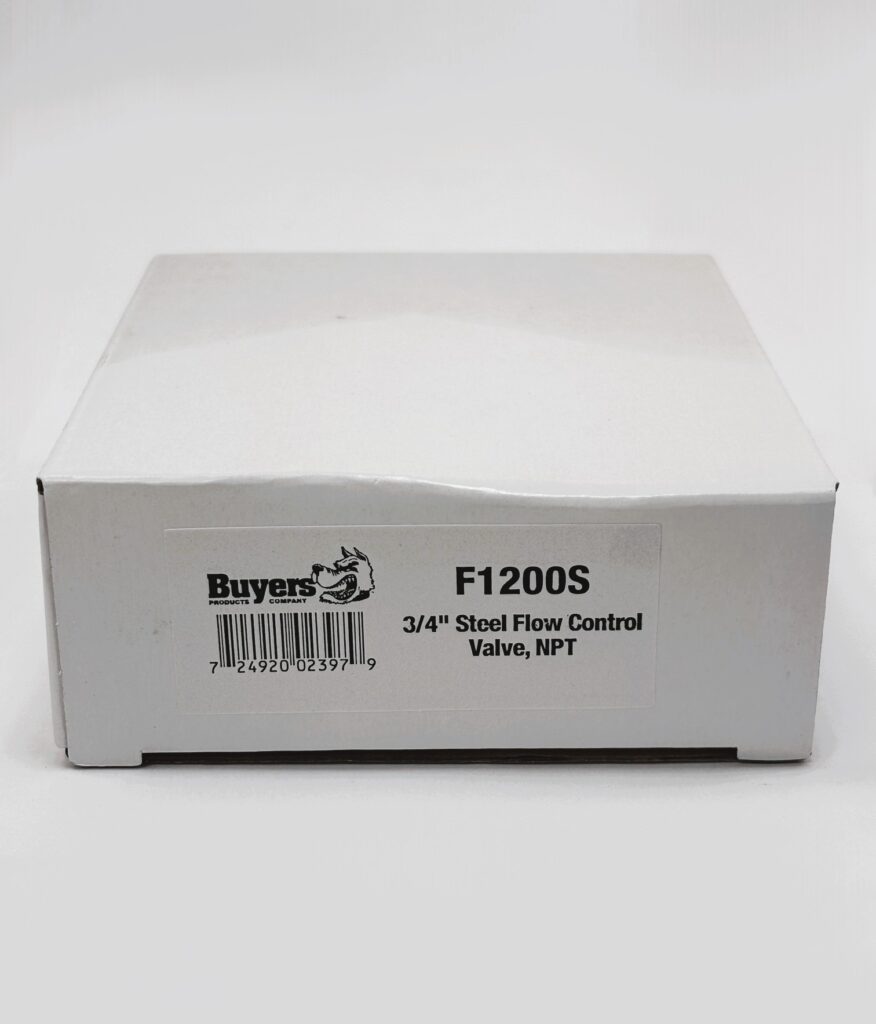 F1200S 3/4" NPT Steel Flow Control Valve Buyers Products - Space Coast ...