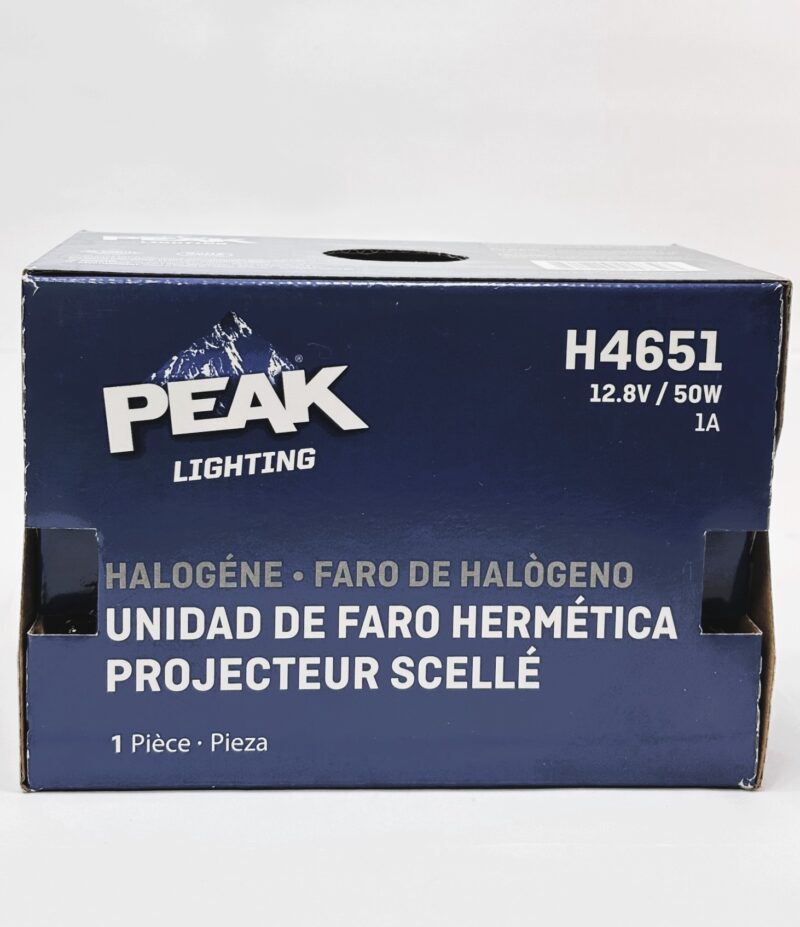 H4651 Halogen Sealed Beam Headlamp Peak Lighting - Space Coast Group